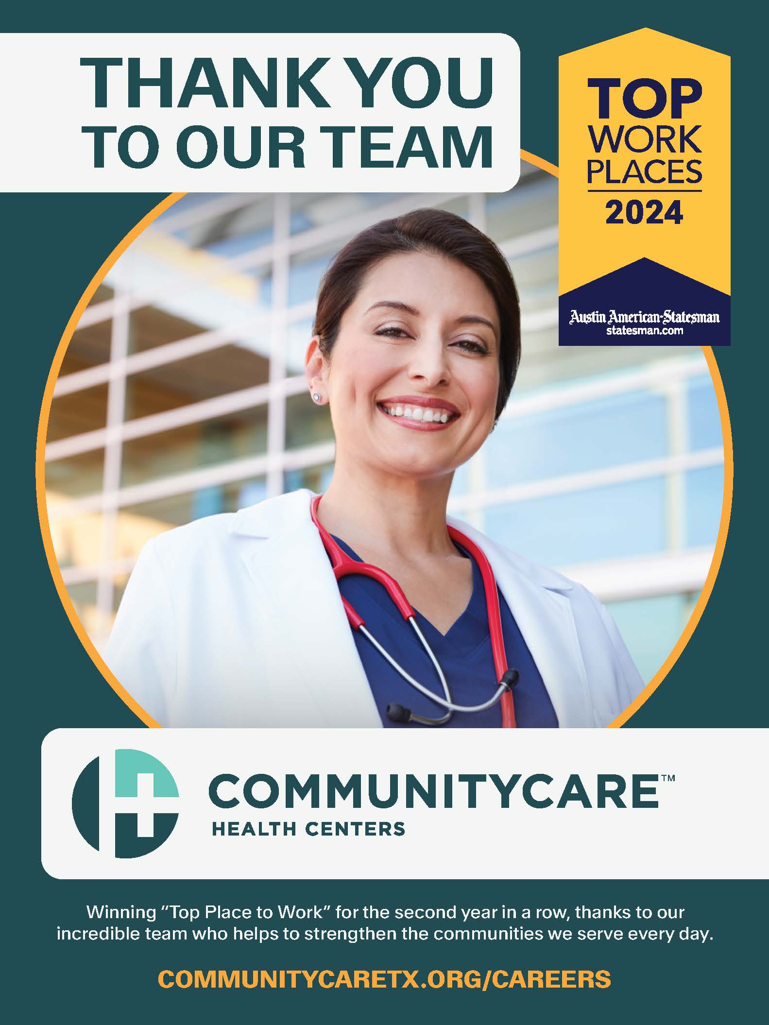 CommUnityCare Health Centers Recognized as a Greater Austin Top ...